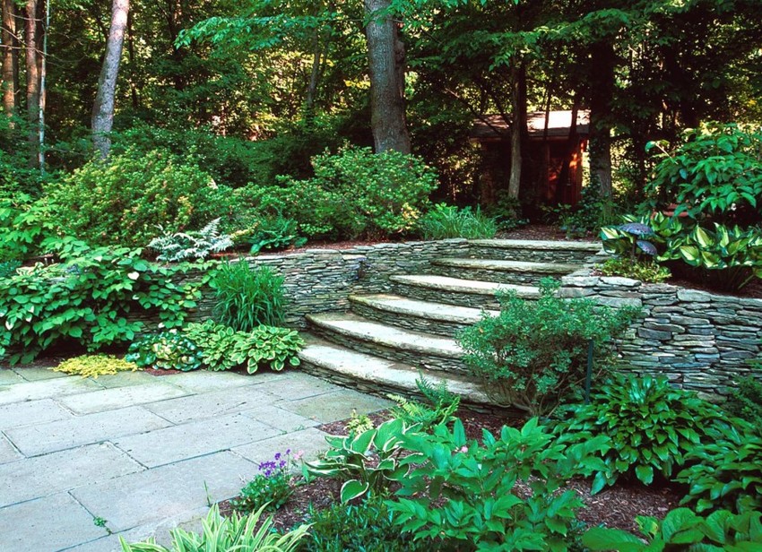 Landscape Design Garden Stairs | DIY & Crafts