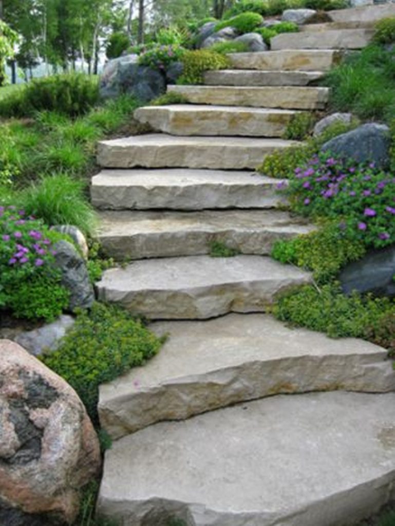 Landscape Design Garden Stairs | DIY & Crafts