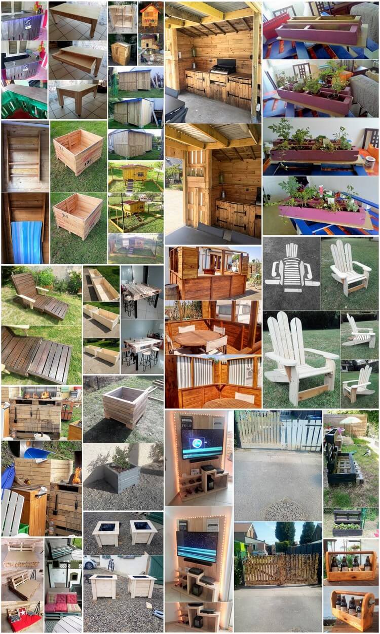 Genius Ideas for Old Wood Pallets Recycling